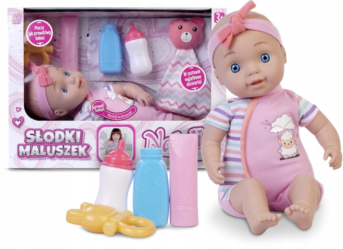 LALKA NATALIA BOBAS interaktywna niemowlak MÓWI | BOBASY Bestsellery ...